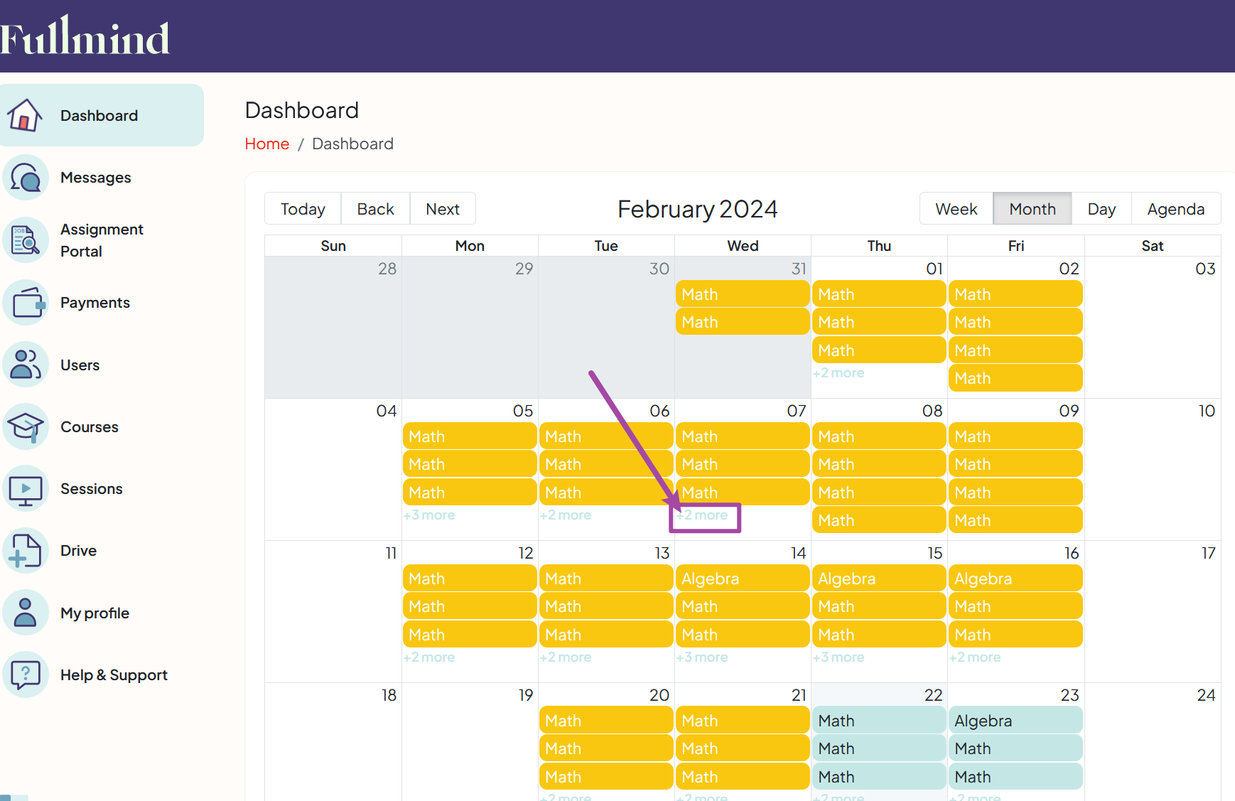 Educator: How to Review Upcoming Sessions – Fullmind Support