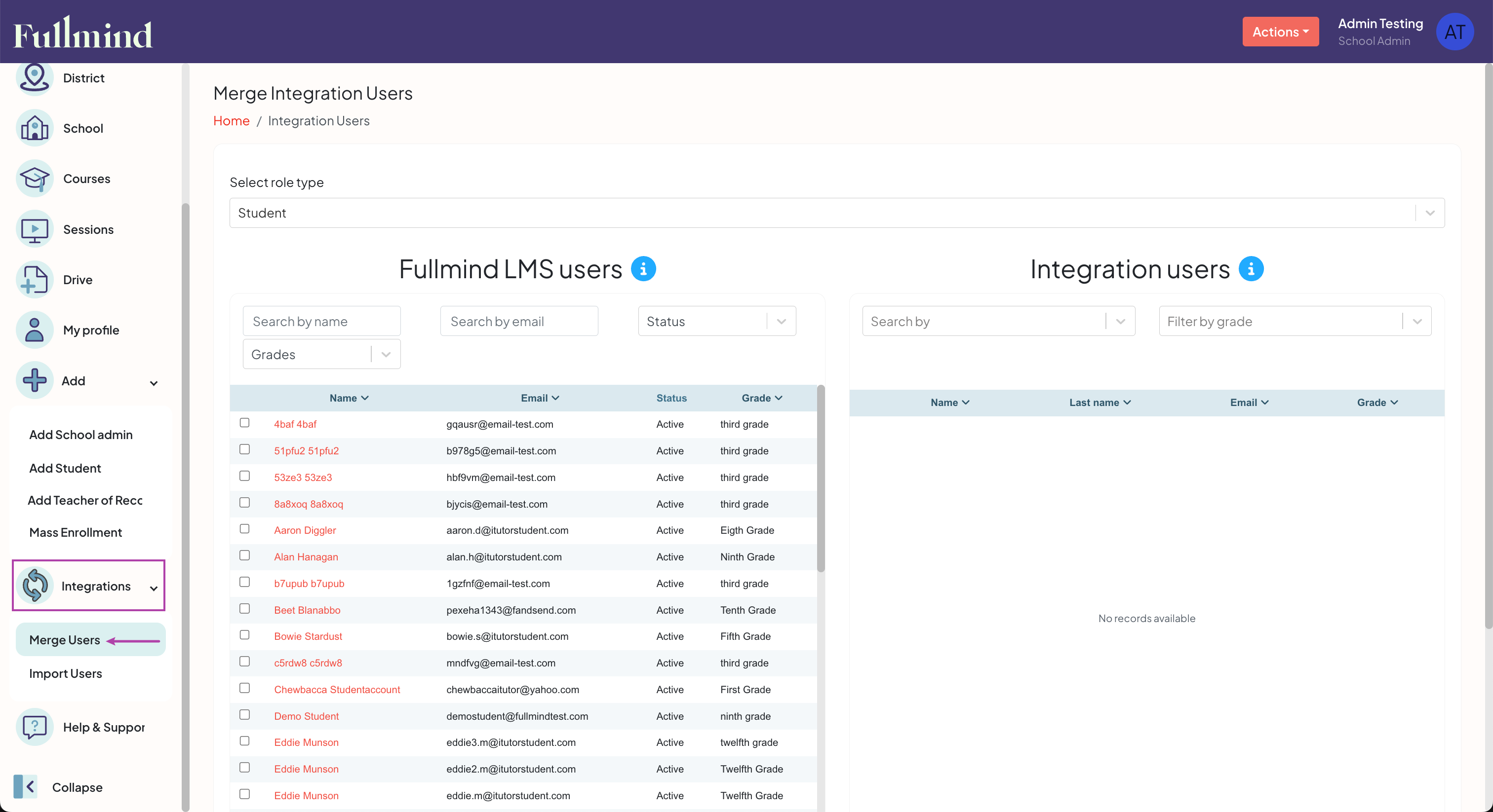 LMS Integration Guide – Fullmind Support