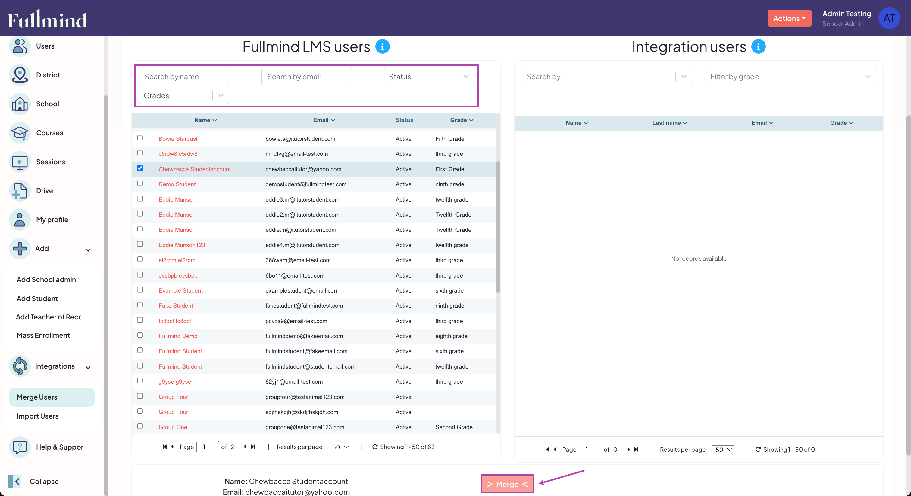 LMS Integration Guide – Fullmind Support