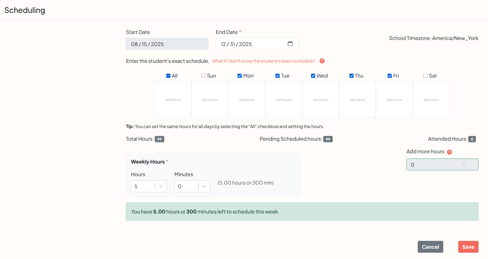 School Admin: User Guide – Fullmind Support